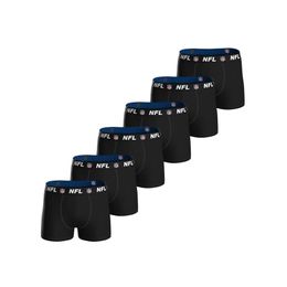 NFL Boxershort 6er Pack in Schwarz | Gr.: XXL