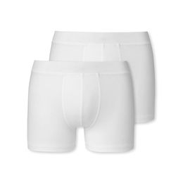 Schiesser Boxershort 2er Pack in Wei&szlig; | Gr.: 152