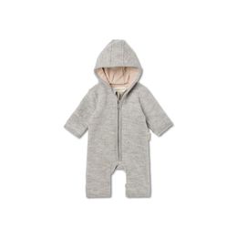 Hofbrucker Wollwalk-Overall "Elli" in Grau | Gr.: 74/80