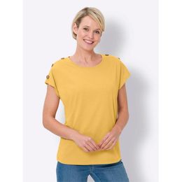 Sieh an! Kurzarm-Shirt in gelb | Gr.: 44
