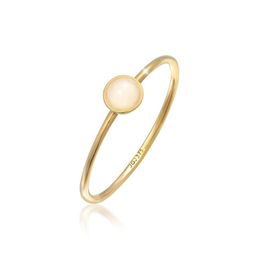 Elli Ring 375 Gelbgold in Rosa | Gr.: 56