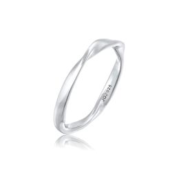 Elli Ring 925 Sterling Silber Twisted in Silber | Gr.: 56