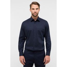 Langarmhemd Eterna "COMFORT FIT", Herren, Gr. 42, Normalgrößen, midnight, 100% Baumwolle, normal, Manschette, Hemden, NON IRON (bügelfrei)