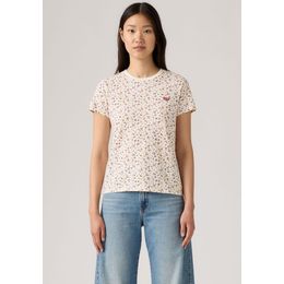 Levi's T-Shirt LEVI'S "PERFECT TEE", Damen, Gr. M (38), lexi tossed floral e, Single Jersey, Obermaterial: 100% Baumwolle, regular fit normal, Rundhals, Shirts T-Shirt, mit All-Over Print