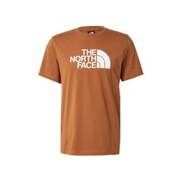 The North Face T-Shirt 'EASY' Herren Größe M cognac / weiß