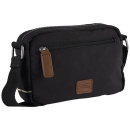Camel Active Handtasche »Aurum« aus recyceltem, robusten Nylon leichtgewichtig mit feinen Details schwarz