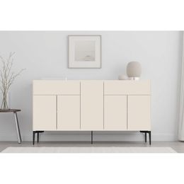 Places of Style Sideboard &raquo;Sky45&laquo; Kommode, Lackiert mit wasserbasiertem UV-Lack, Breite 150 cm beige MDF, Spanplatte