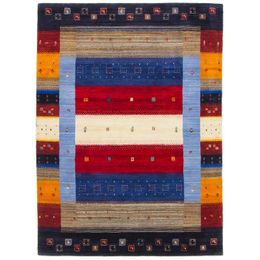 CarpetFine Wollteppich &raquo;Gabbeh Don, auch als L&auml;ufer&laquo; rechteckig 15 mm H&ouml;he reine Wolle, handgearbeitet, weicher nat&uuml;rlicher Flor, Wohnzimmer multi...
