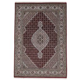 WOVEN ARTS Orientteppich &raquo;Tabriz Mahi, auch als L&auml;ufer&laquo; rechteckig 15 mm H&ouml;he handgekn&uuml;pft, Wohnzimmer, reine Wolle rot Obermaterial: 100% Wolle B...