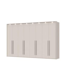 Places of Style Dreht&uuml;renschrank &raquo;Opera mit oder ohne Kranz inkl. LED-Bel., B 227, 272, 317 oder 362 cm&laquo; UV lackiert, Soft Close Funktion,...