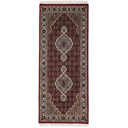 WOVEN ARTS Orientteppich &raquo;Tabriz Mahi, auch als L&auml;ufer&laquo; rechteckig 15 mm H&ouml;he handgekn&uuml;pft, Wohnzimmer, reine Wolle rot Obermaterial: 100% Wolle B...