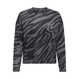 Only Langarmshirt »ONLLYAM LIFE L/S TOP BOX JRS« Magnet AOP:Shiny zebra XL XL Shirt von Only