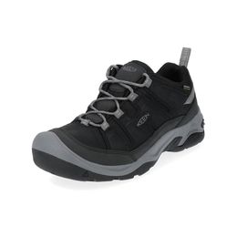 Keen Trekkingschuh »Wanderschuhe Leder/Textil« Schwarz/Grau 41 41 Verschluss: Schnürung