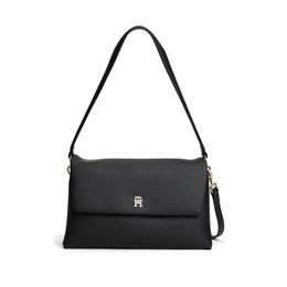 Tommy Hilfiger Schultertasche &raquo;TH MODERN ESS SHOULDER BAG&laquo;, Damen Minibag, Tragetasche mit goldfarbenen Details schwarz
