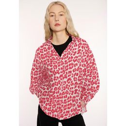 Haily's HAILY&rsquo;S Druckbluse &raquo;LS C BL Le44ony&laquo; aus Musselin 8081 pink leo XXL XXL Bluse von HaILY&rsquo;S in bester Marken-Qualit&auml;t