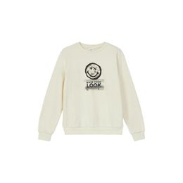 s.Oliver JUNIOR Sweatshirt, mit Print CHALK 158/164 158/164 Sweatshirt von s.Oliver Junior Kids