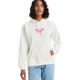 Roxy Kapuzensweatshirt &raquo;Vl Surf Stoked Brushed&laquo; Egret XS XS Fabric: Baumwolle, Polyester geb&uuml;rstetes...