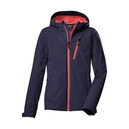 Killtec Softshelljacke »KOS 235 GRLS SFTSHLL JCKT« Wind- u. wasserabweisende Kinder-Softshelljacke, 10.000 mm Wassersäule navy 140 140...