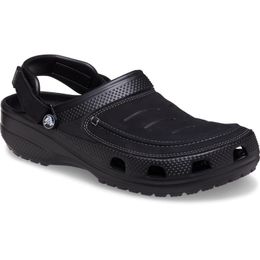 Crocs Clog »Yukon Vista II LiteRide Clog« Sommerschuh, Gartenschuh, Trekking, mit komfortablem Fersenriemen schwarz-grau 39 39 Robuster Clog für...