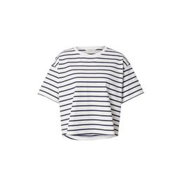 MSCH COPENHAGEN T-Shirt 'Leana' Damen Gr&ouml;&szlig;e S/M navy / wei&szlig;