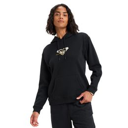 Roxy Kapuzensweatshirt &raquo;Vl Surf Stoked Brushed&laquo; Anthracite M M Fabric: Baumwolle, Polyester geb&uuml;rstetes...