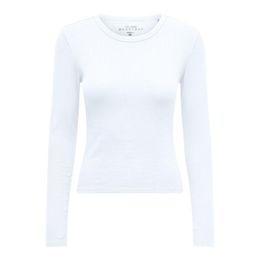 Only Langarmshirt »ONLEASY L/S O-NECK TOP BOX JRS« Bright White XL XL Basic Shirt von Only