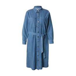 Only Carmakoma Blusenkleid Damen Größe 50 blue denim Winterkleid