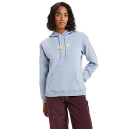 Roxy Kapuzensweatshirt &raquo;Vl Surf Stoked Brushed&laquo; Blue Blizzard L L Fabric: Baumwolle, Polyester geb&uuml;rstetes...