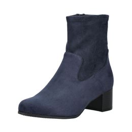 Caprice Stiefelette »Stiefelette Veloursleder« Navy 39 39 Verschluss: Reißverschluss