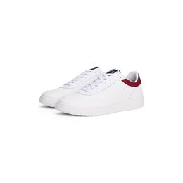 Tommy Hilfiger Herren Sneaker &raquo;TH BASKET CORE LTH&laquo; , Freizeitschuh, Halbschuh, Schn&uuml;rer, Logo-Aufn&auml;her an der Schuhzunge 39