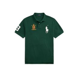 Polo Ralph Lauren Poloshirt Herren Gr&ouml;&szlig;e XL gold / dunkelgr&uuml;n / karminrot / wei&szlig;