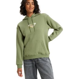 Roxy Kapuzensweatshirt &raquo;Vl Surf Stoked Brushed&laquo; Oil Green XS XS Fabric: Baumwolle, Polyester geb&uuml;rstetes...