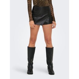 Only Hosenrock »ONLMIST-AMILI MW FAUX LEATH SKORT PNT« Black XS (34) XS (34) Kurzer Hosenrock von Only