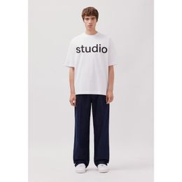 STUDIO SEIDENSTICKER T-Shirt »Studio« 1/2 Rundhals weiß S S Passform: Oversized