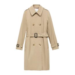 Mango Between-Seasons Coat 'POLANA' female Beige size 4XL