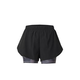 Only Play Sportshorts 'ONPROSE' Damen Gr&ouml;&szlig;e S grau / schwarz