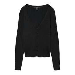 V&eacute;ro Moda Vero Moda Knit Cardigan 'VMWILLOW' female Black size L