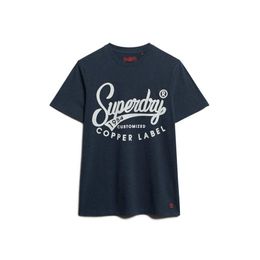 Superdry Shirt 'COPPER' male Blue size XXL