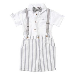 Little Gent Set 'Classic' boy Grey, White size 98/104