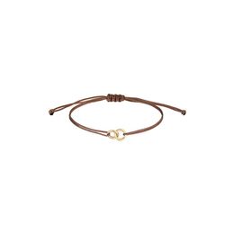 Elli Armband 'Geo' Damen Gr&ouml;&szlig;e 16 braun / gold