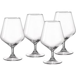 Ritzenhoff & Breker Gläser-Set RITZENHOFF & BREKER "Rumba", transparent, B:8cm H:14,5cm Ø:8cm, Glas, Trinkgefäße, Schwenkglas im 4er Set, je 350 ml