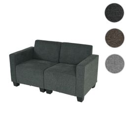 Mendler Modular 2-Sitzer Sofa Couch Lyon, Stoff/Textil ~ Variantenangebot 75616+75617