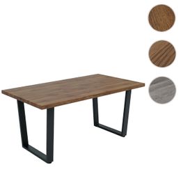 Mendler Esszimmertisch HWC-O61, Tisch K&uuml;chentisch Esstisch, Industrial MDF Metall 160x90cm ~ Variantenangebo 122245+122246