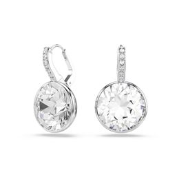 Paar Ohrhänger Swarovski "Schmuck Geschenk Millenia Ohrringe", silber (metallfarben, kristallweiß, kristallweiß), Ohrringe, Damen, Metall, mit Swarovski Kristall