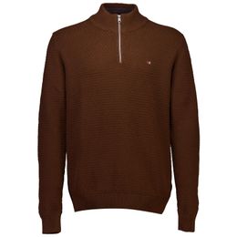 Troyer Bison "Bison Troyer", Herren, Gr. L, braun, Obermaterial: 70% Baumwolle, 30% Polyester, Pullover Troyer