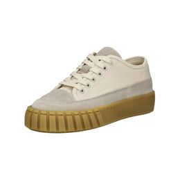 Plateausneaker sneaky steve "sneaky steve Sneaker Textil", Damen, Gr. 38, sanftes wei&szlig;, Textil, Schuhe Plateausneaker