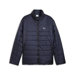 Winterjacke Puma "Essentials Wattierte Jacke Herren", Herren, Gr. L, new navy blau, Obermaterial: 100% Polyester; Futter: 100% Polyester; F&uuml;llung: 100% Polyester; Seitentasche &ndash; Unten: 100% Polyester, Jacken Winterjacke