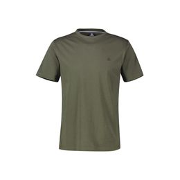 T-Shirt Lerros "Lerros Basic T-Shirt in Grossen Grössen", Herren, Gr. 5XL, nordic olive, 100% Baumwolle, Rundhals, Shirts