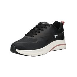 Sneaker Tamaris "Tamaris Sneaker Lederimitat/Textil", Damen, Gr. 38, schwarz, Lederimitat, Textil, Casual, Schuhe
