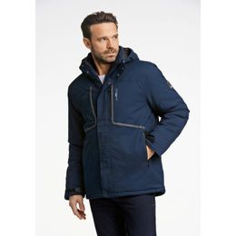 Funktionsjacke Bison "Bison Funktionelle Jacke", Herren, Gr. 4XL, blau (navy), Obermaterial: 100% Polyester; F&uuml;llung: 100% Polyester, klassisch, Jacken Funktionsjacke